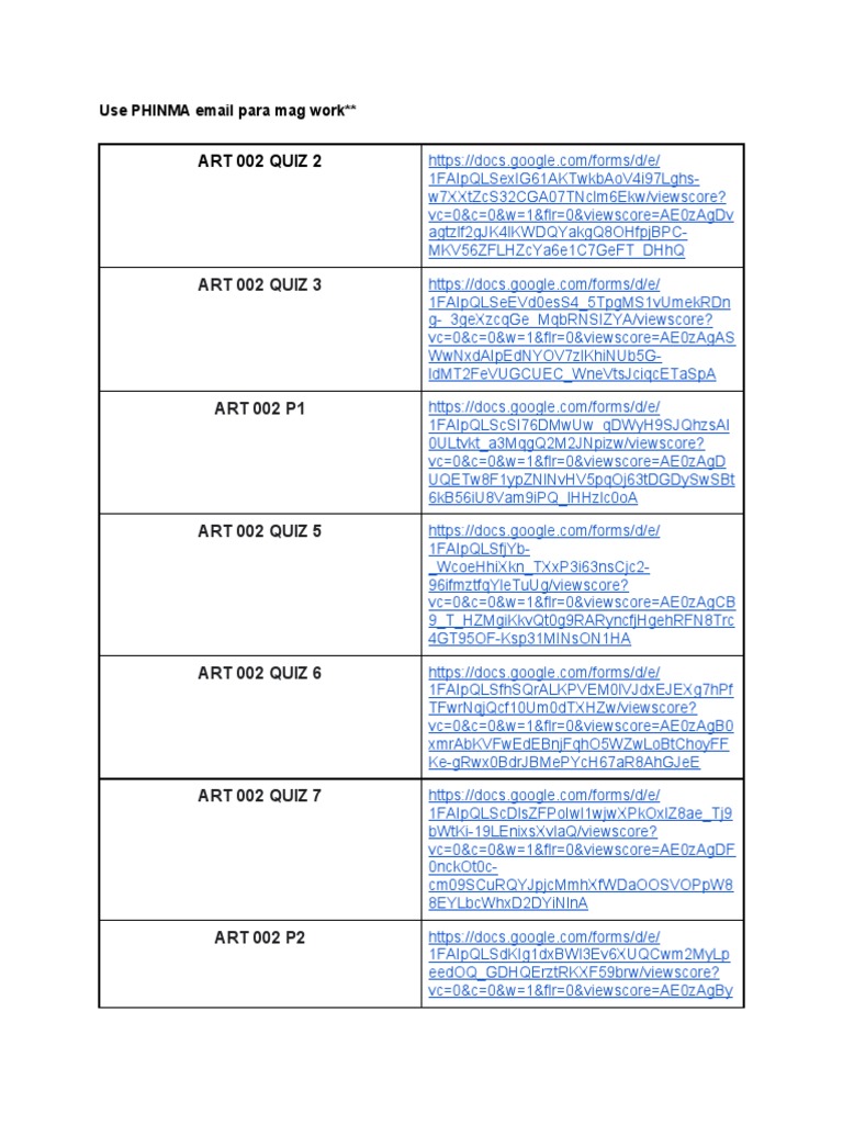 Art 002 Quiz 3 | PDF
