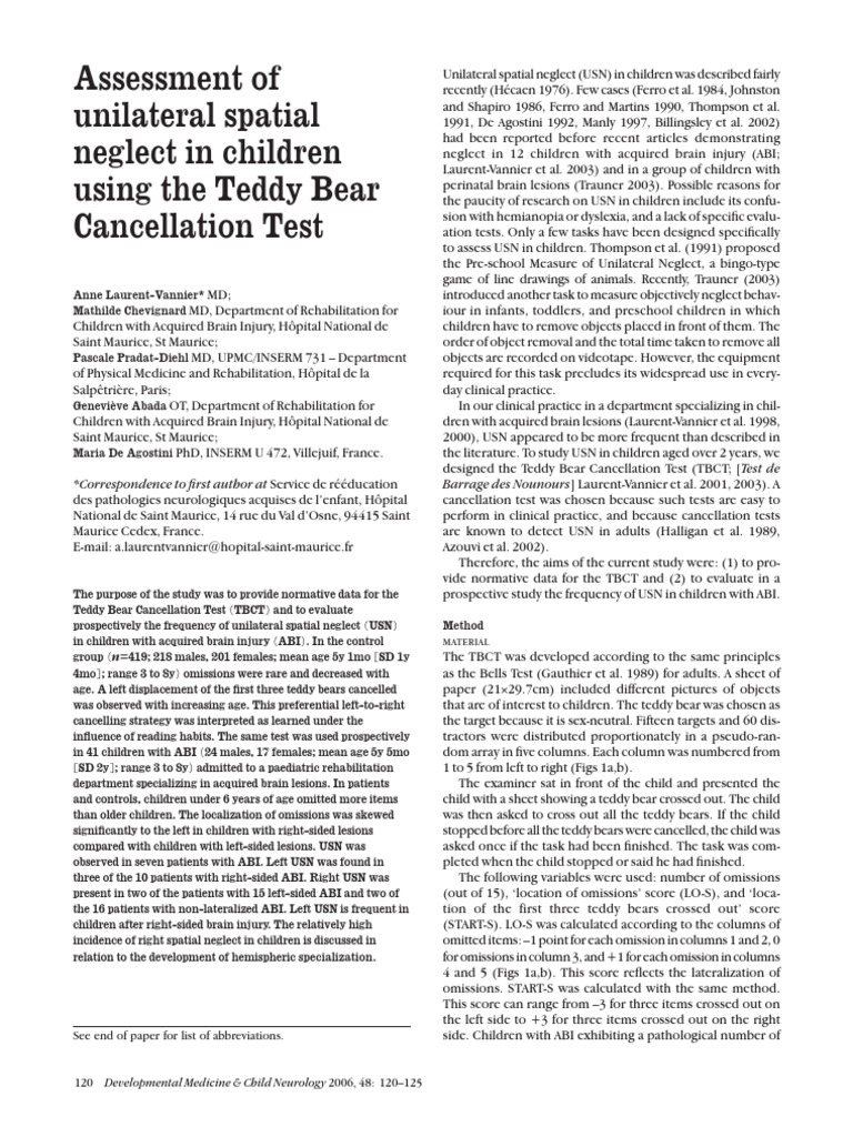 Develop Med Child Neuro - 2007 - Laurent Vannier - Assessment of ...