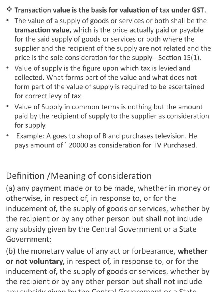 Transaction Value, Which Is The Price Actually Paid or Payable | PDF ...