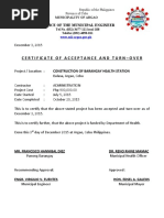 Turn Over Letter Sample | PDF | Technology & Engineering