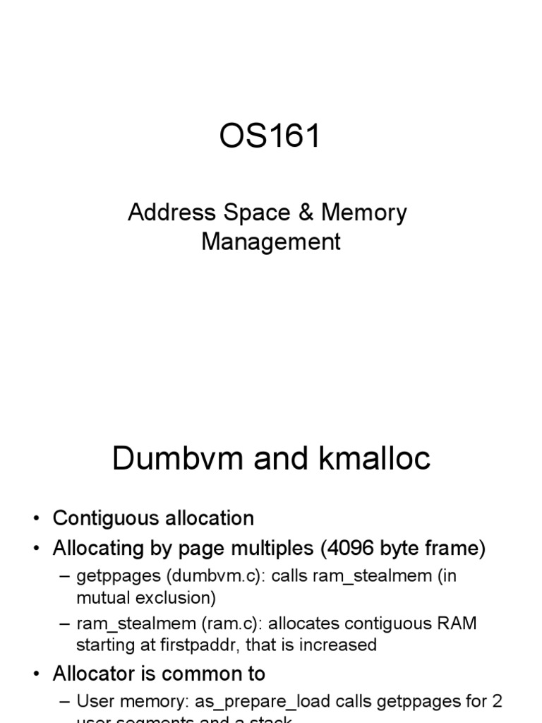 Os168 Memory | Download Free PDF | Pointer (Computer Programming) | Operating System Technology