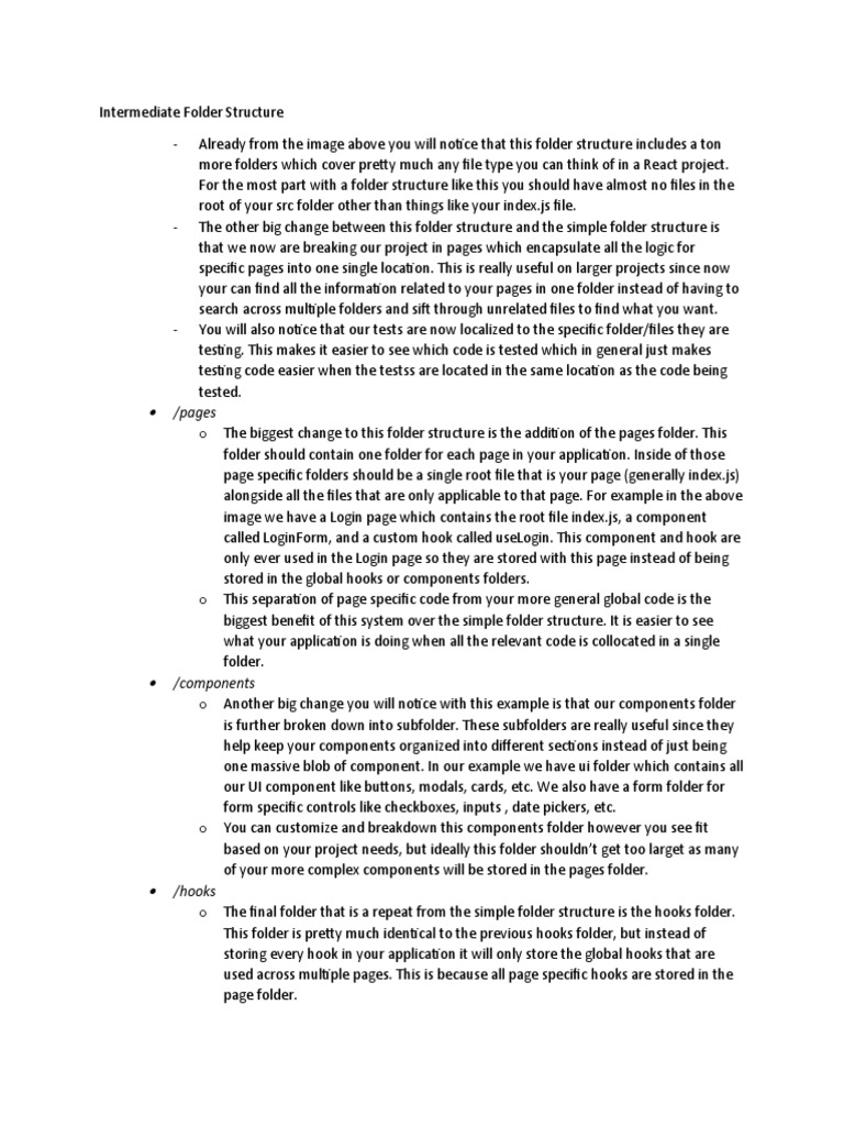 Advanced Folder Structure React | PDF | Computer File | Library (Computing)