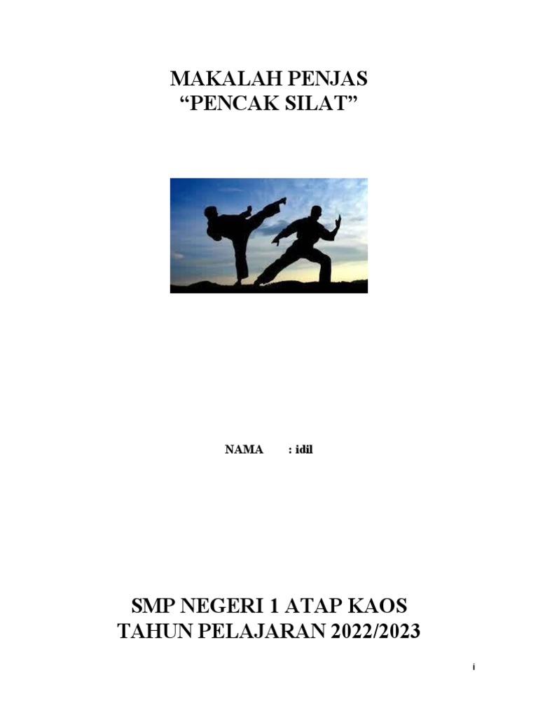 MAKALAH PENCAK SILAT Docx | PDF