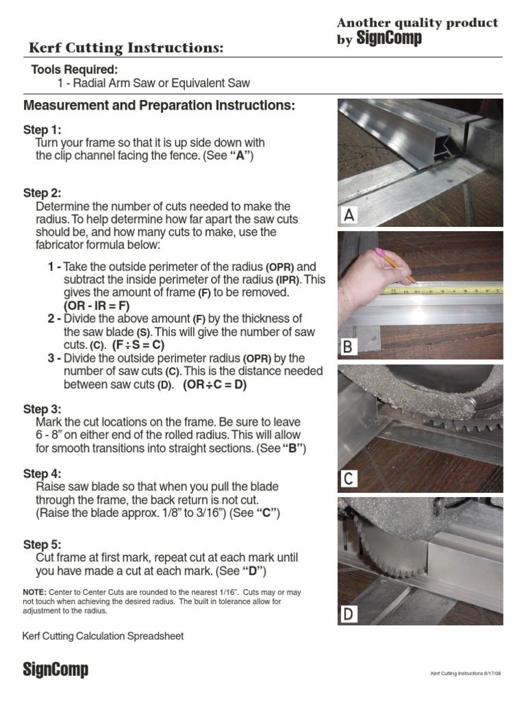 Kerf-Cut FBR | PDF | Tools | Equipment