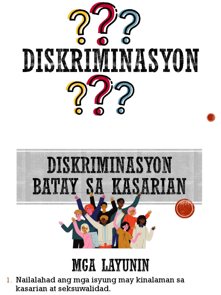 Diskriminasyon Batay Sa Kasarian | PDF