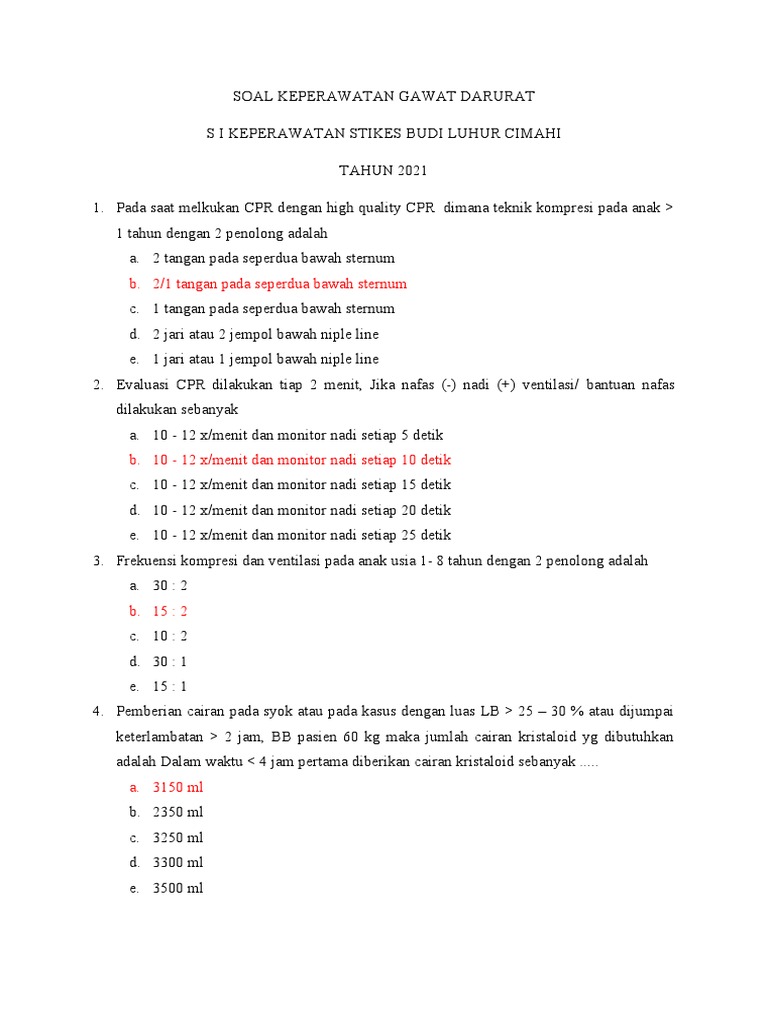 Soal Gadar 2021 | PDF