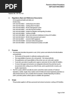 SOP-09, Hot Work Procedures | PDF | Manufactured Goods | Chemistry