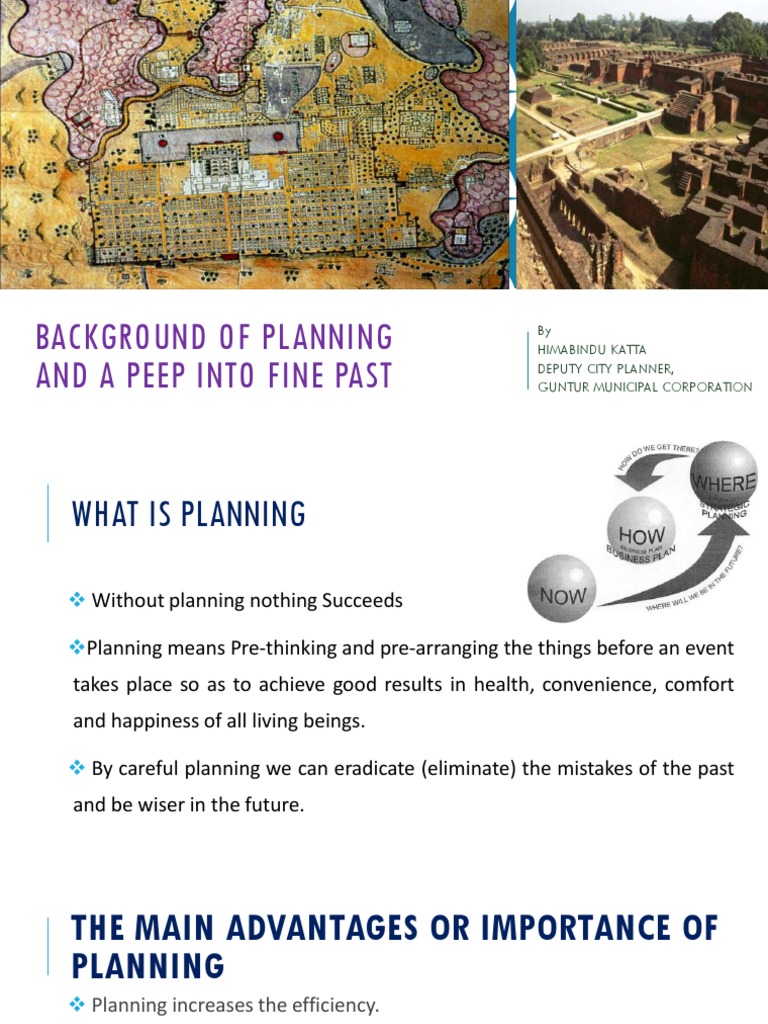 Town Planning Introduction | PDF