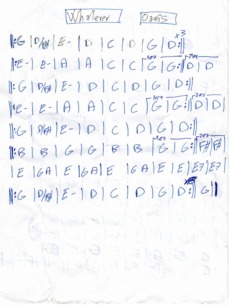 Oasis Whatever | PDF