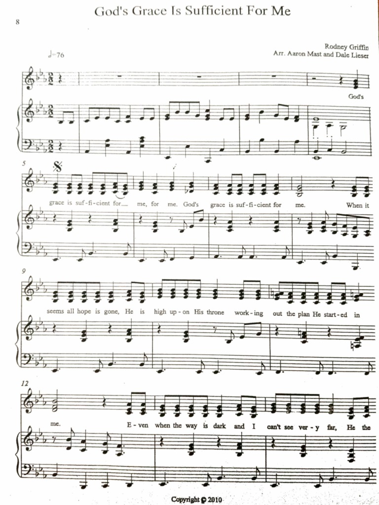 God's Grace Is Sufficient For Me | PDF