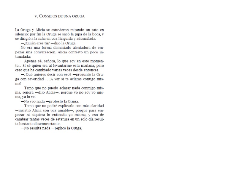 Consejos de Una Oruga | PDF