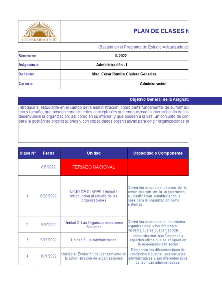 Plan de Clases | PDF | Planificación | Moodle
