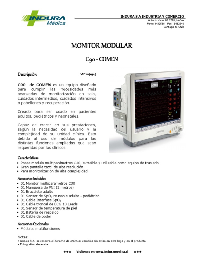 Monitor Monitor Monitor Monitor Modular Modular Modular Modular | PDF | Presión sanguínea ...