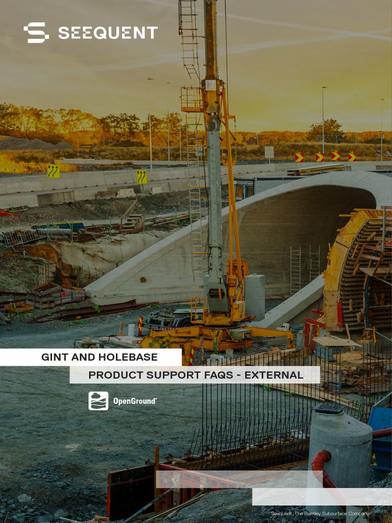 QUE-1206 gINT&HoleBASE EXTERNAL FAQ A4 1dec22 | PDF | Cloud Computing | Databases