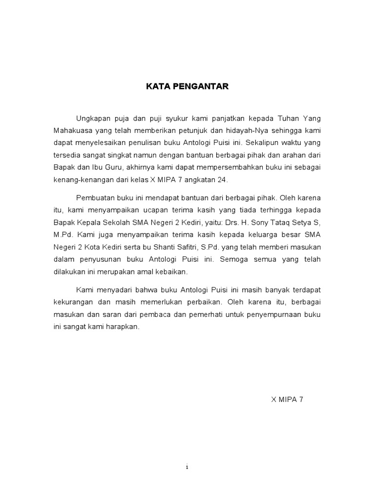 KATA PENGANTAR-2 (1) | PDF