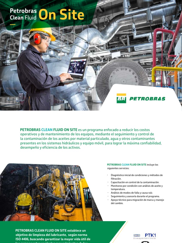 On Site: Petrobras | PDF | Lubricante | Filtración