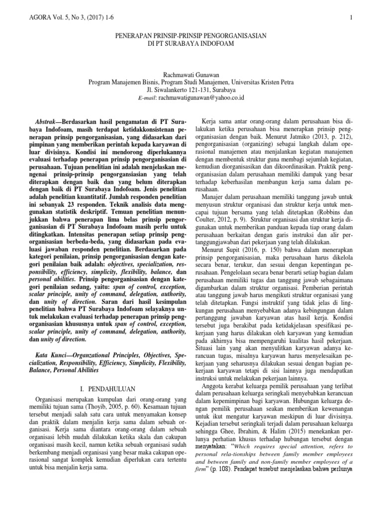 Prinsip Pengorganisasian | PDF | Karier & Perkembangan