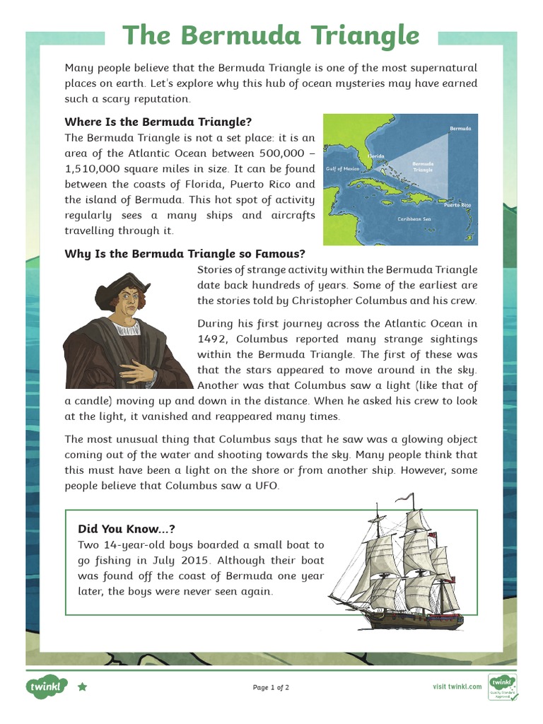 t2 e 41863 Uks2 The Bermuda Triangle Differentiated Reading ...