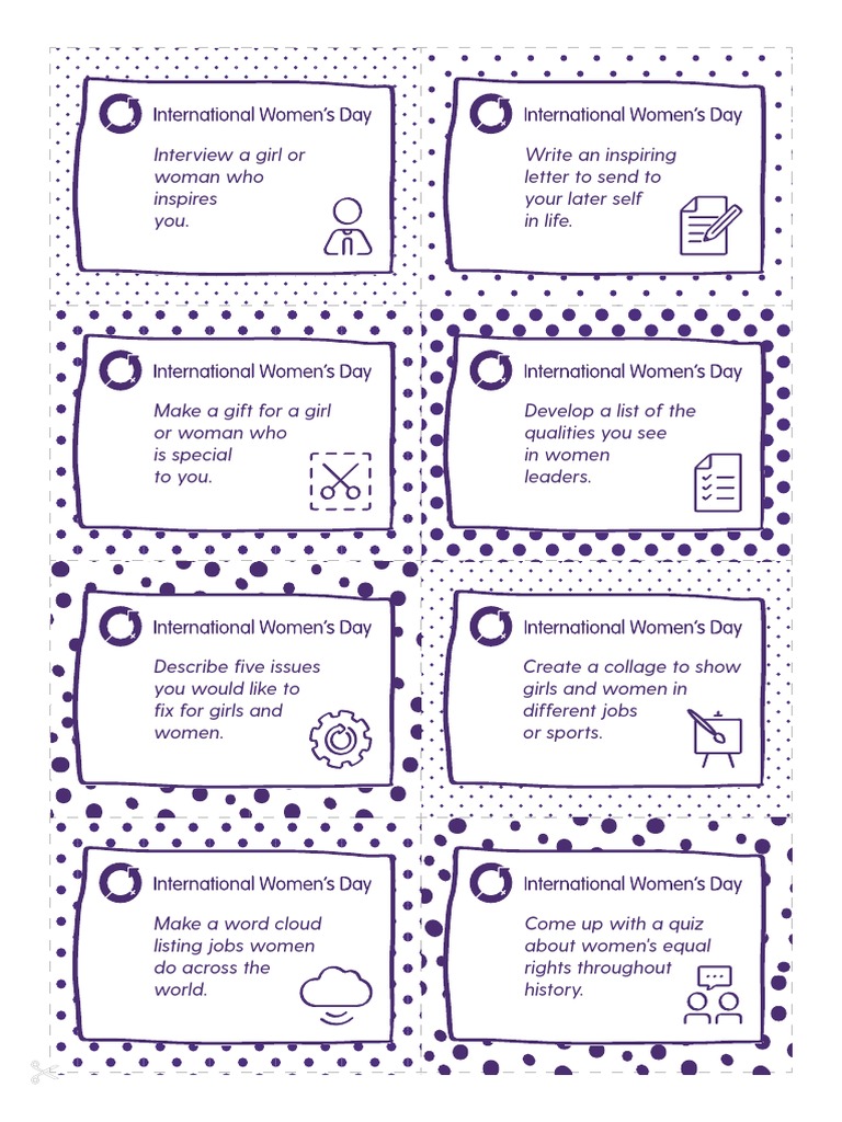IWD Classroom Activity Cards | PDF | General Fiction