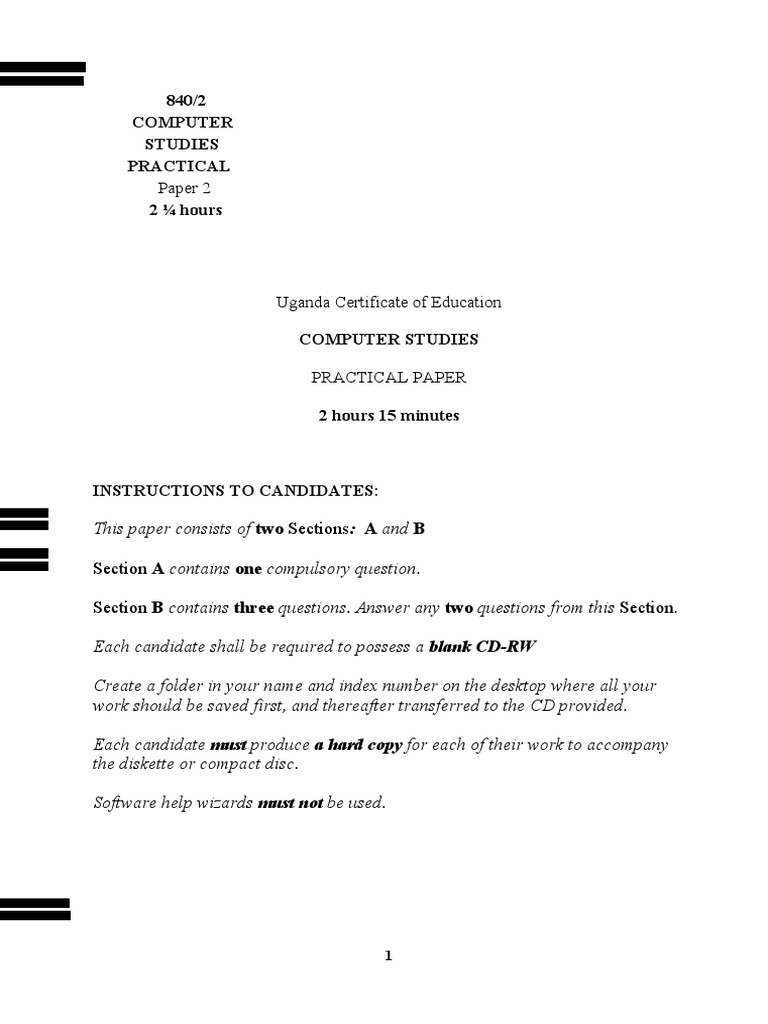 S4 Computer 2 Practical 2022 | PDF | Computer Science | Information Technology Management