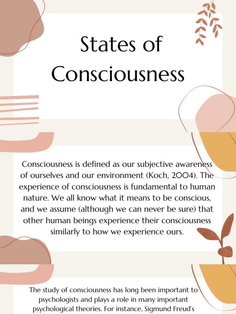 Understanding States of Consciousness | PDF | Sleep | Dream