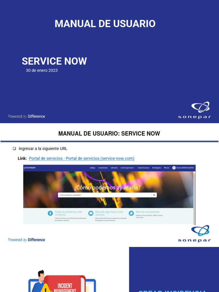 Manual de Uso de Service Now | PDF | Informática | Software