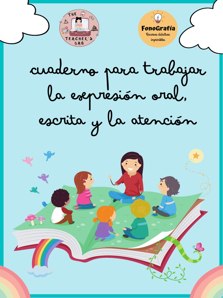 Cuaderno para Trabajar La Expresión Oral, Escrita y La Atención | PDF ...