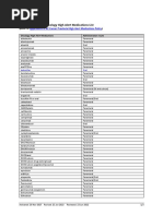 Extravasation Hazard Table | PDF | Chemotherapy | Medical Specialties