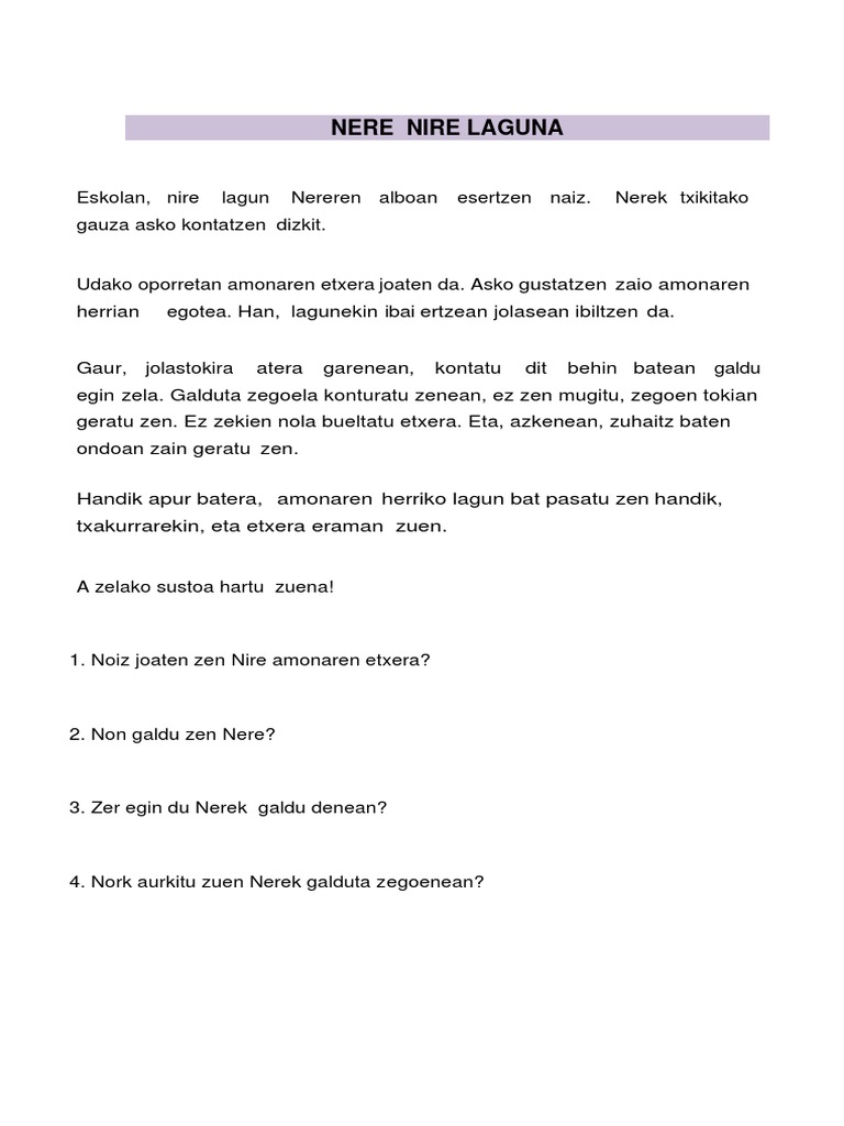 Nere Nire Laguna | PDF