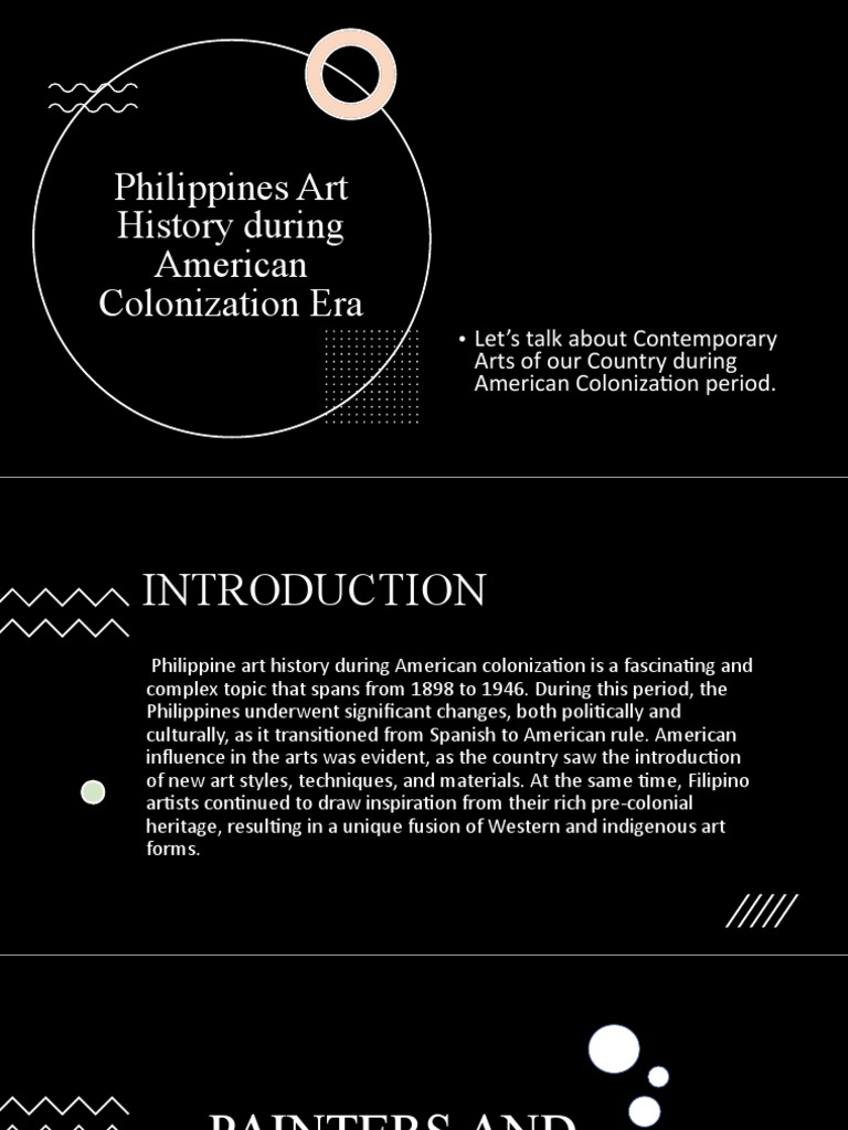 Philippine Art History During American Colonization | PDF | Paintings ...