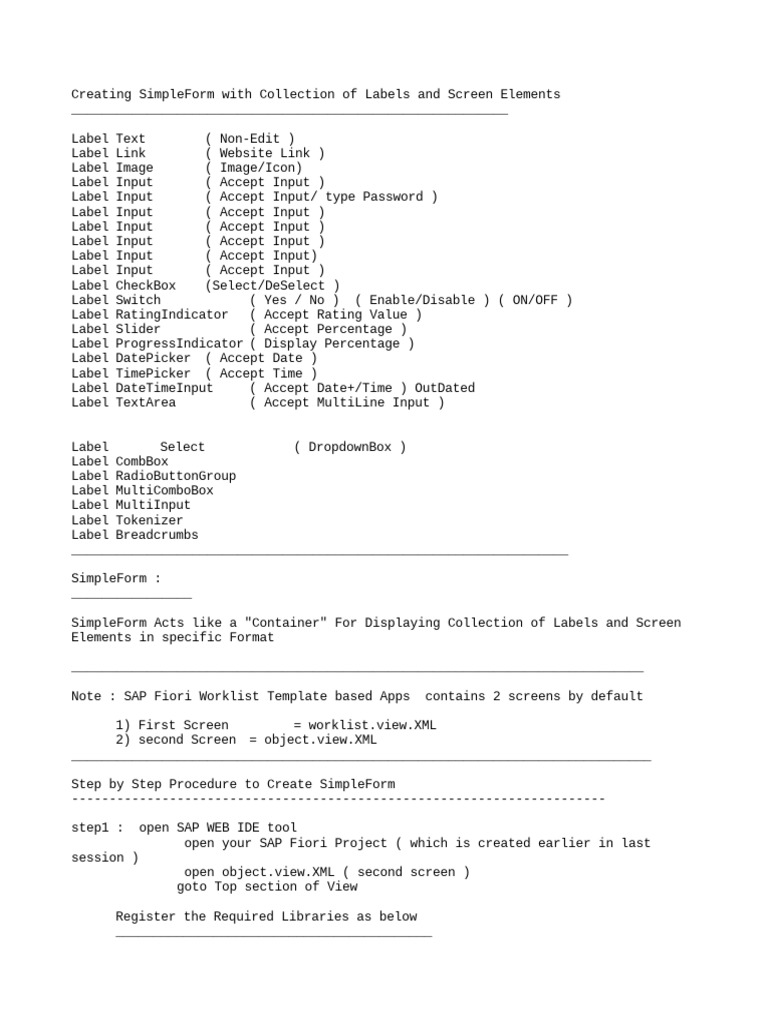 Class5 Notes & Diagram Attachments SAP Ui5 Fiori Odata CDS Course | PDF ...