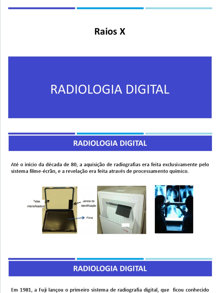 Radiologia Digital | PDF | Dispositivo de carga acoplada | Imagiologia ...