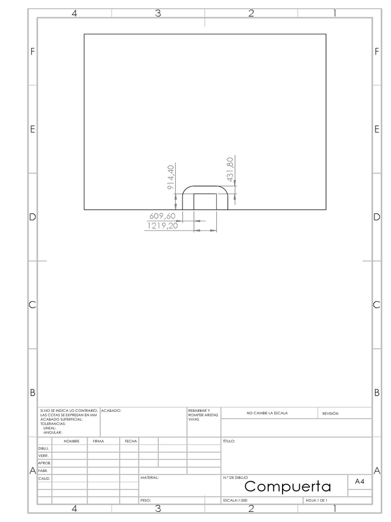 Especificaciones de Compuerta A4 | PDF