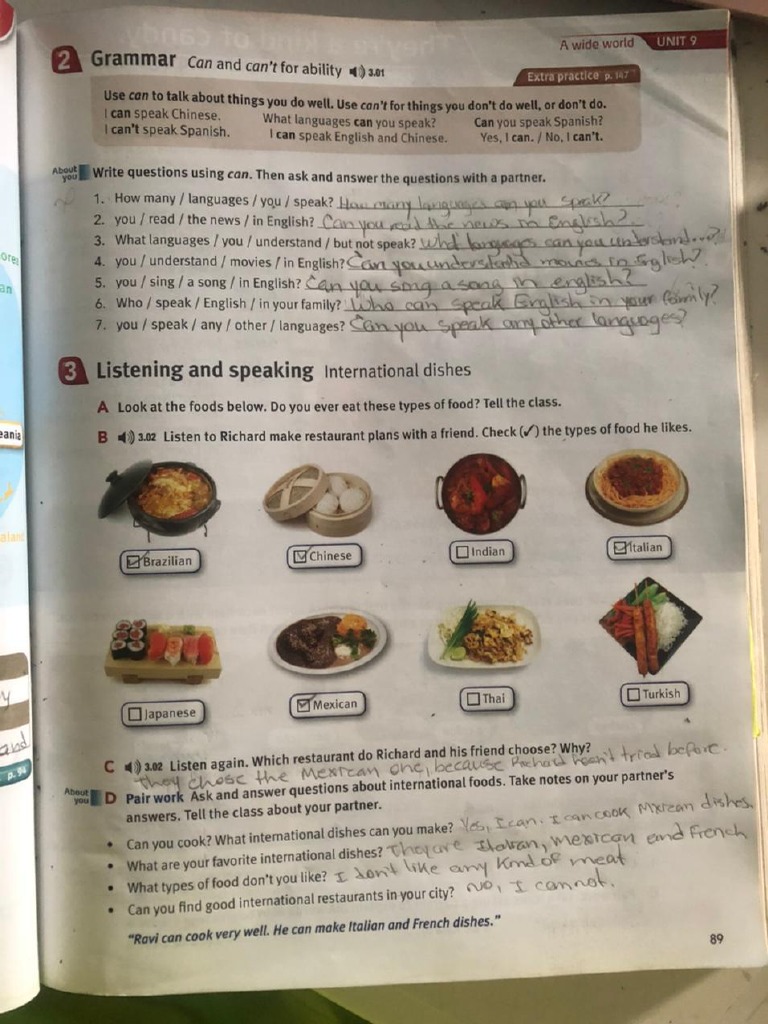 Page 89 Student's Book | PDF