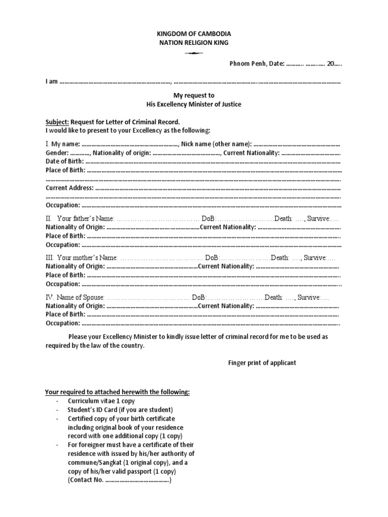 Kingdom of Cambodia Nation Religion King | PDF | Government And ...