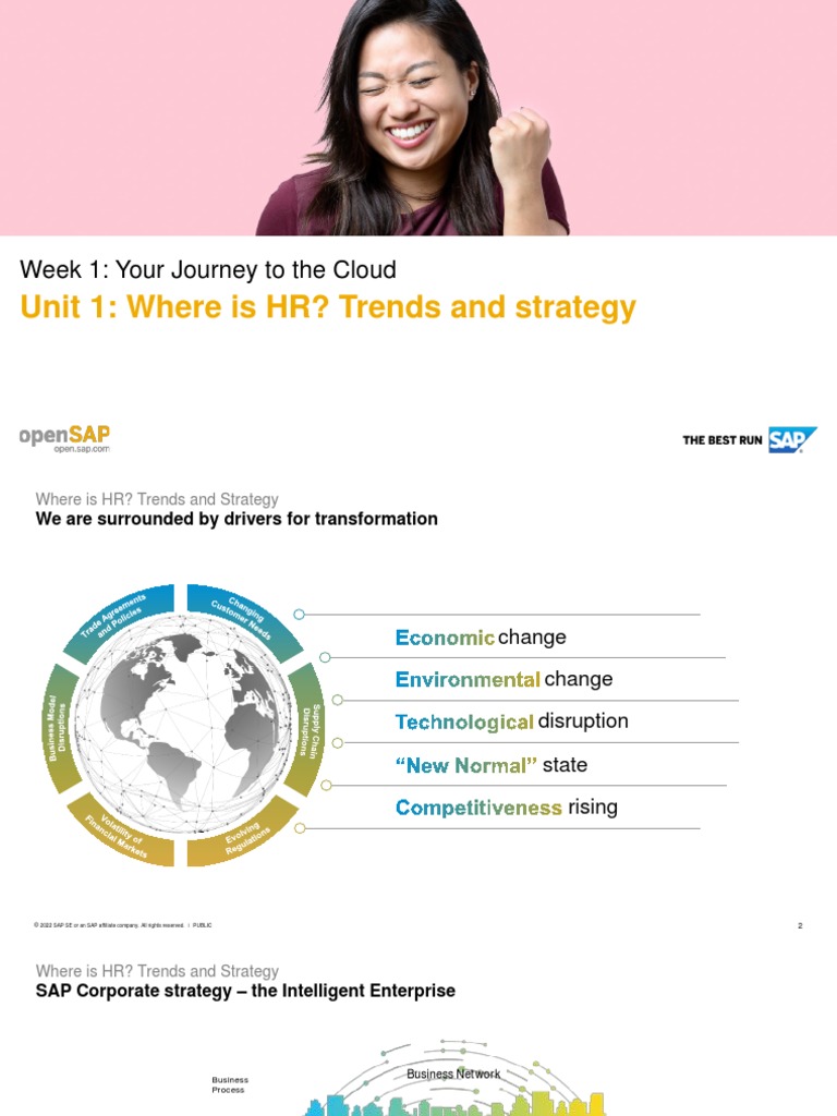 OpenSAP Sf7-1 Week 1 Unit 1 Trends Presentation | PDF | Cloud Computing ...