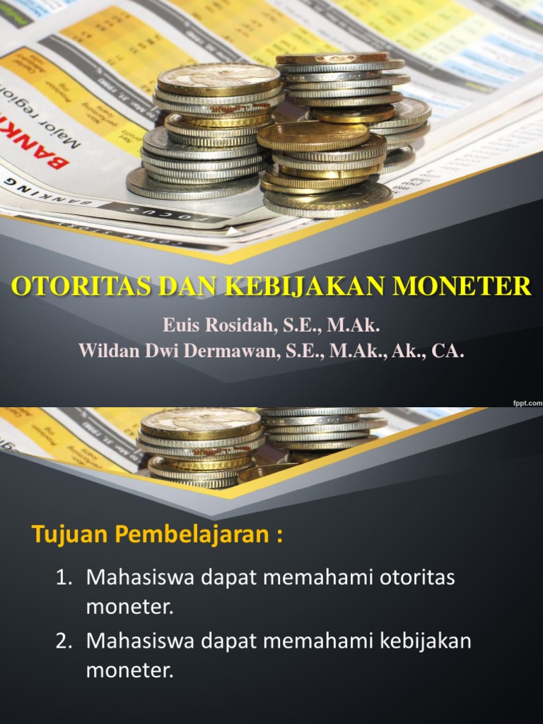 Otoritas Dan Kebijakan Moneter | PDF