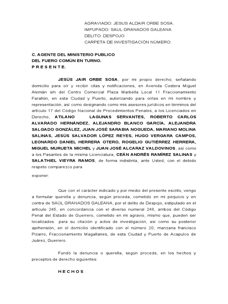 Solicitud Ante Juez Control | PDF | Derecho penal | Justicia