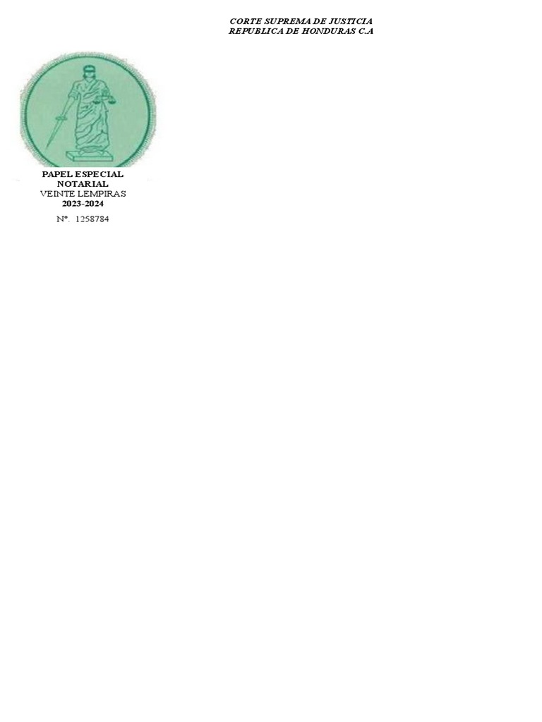 Papel Notarial | PDF