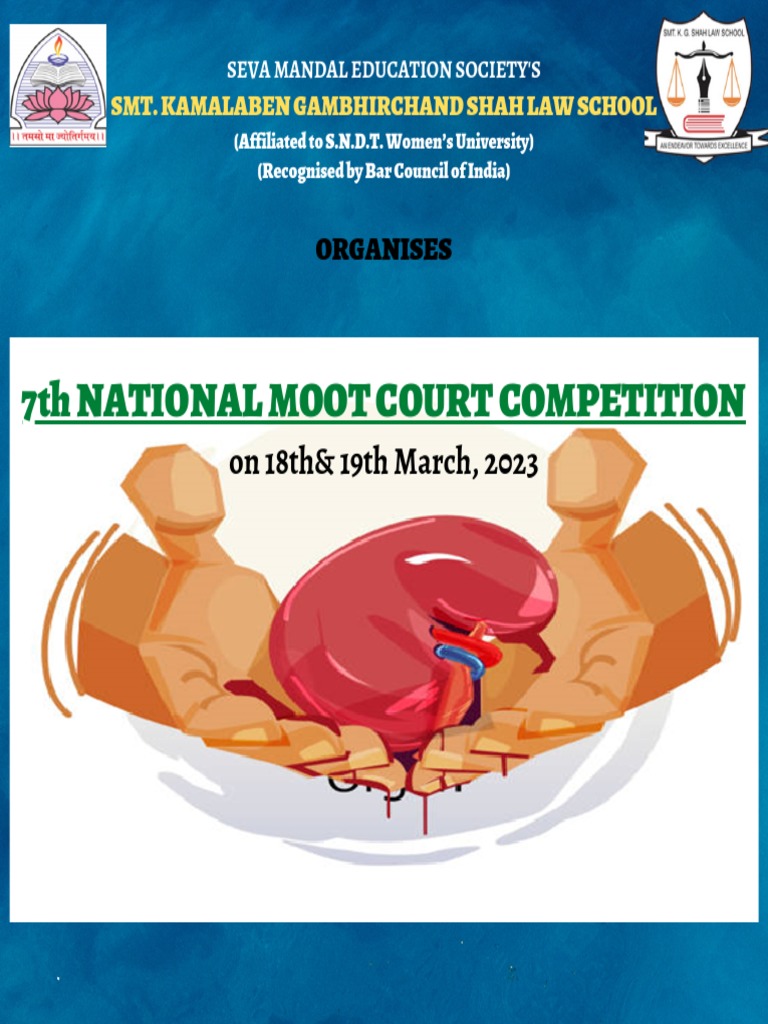 7th National Moot Brochure | PDF | Justice | Crime & Violence