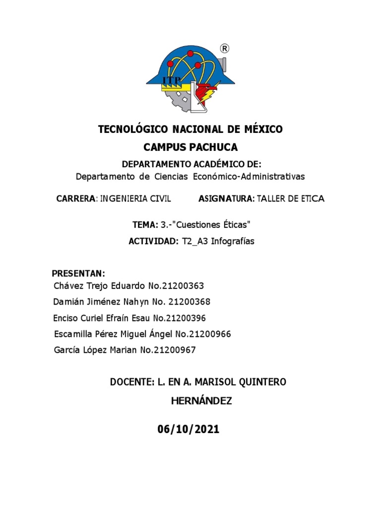 Cuestiones Éticas Tecnm | PDF | Bioética | Ética profesional
