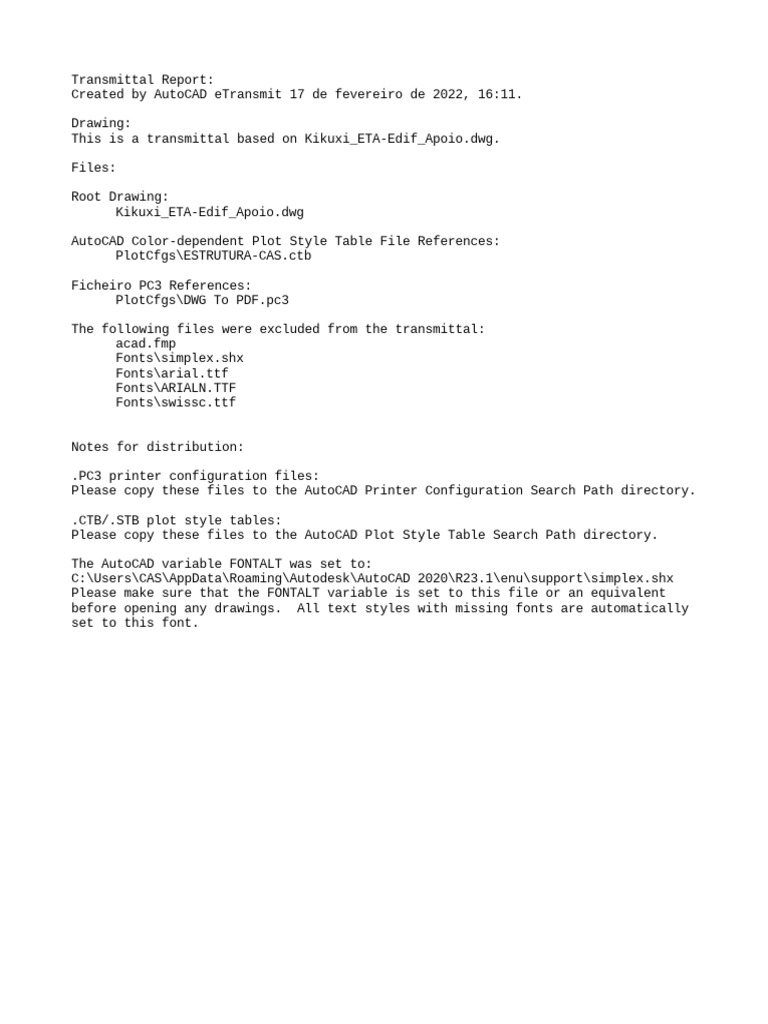 Transmittal Report for Structural Support Building Drawing Kikuxi_ETA ...