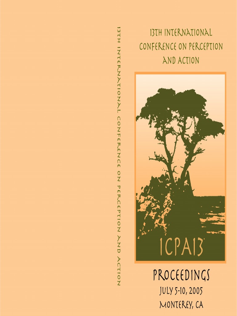 Full Proceedings Book | PDF | Perception | Senses