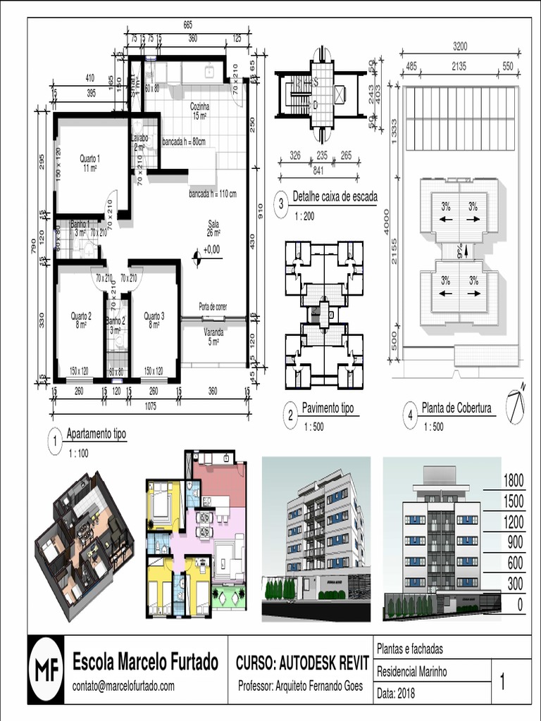 Planta apartamento tipo 1 | PDF