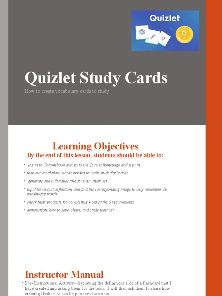 Quizlet Study Cards | PDF | Career & Growth
