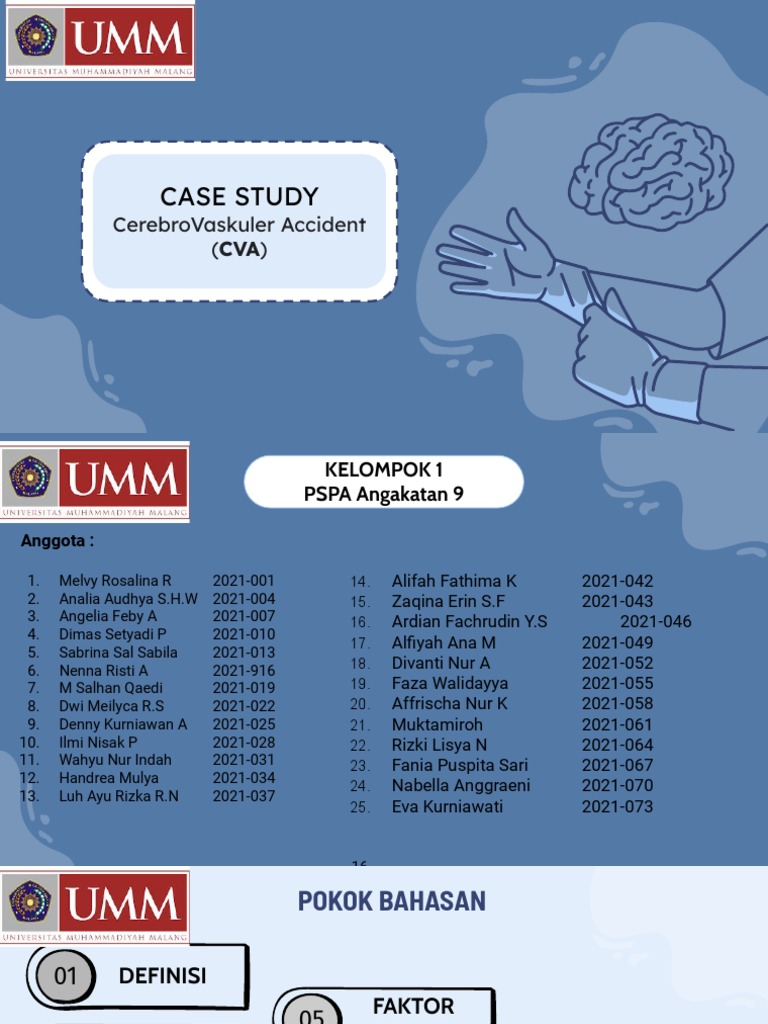 Kel 1 - Studi Kasus Farter Stroke | PDF