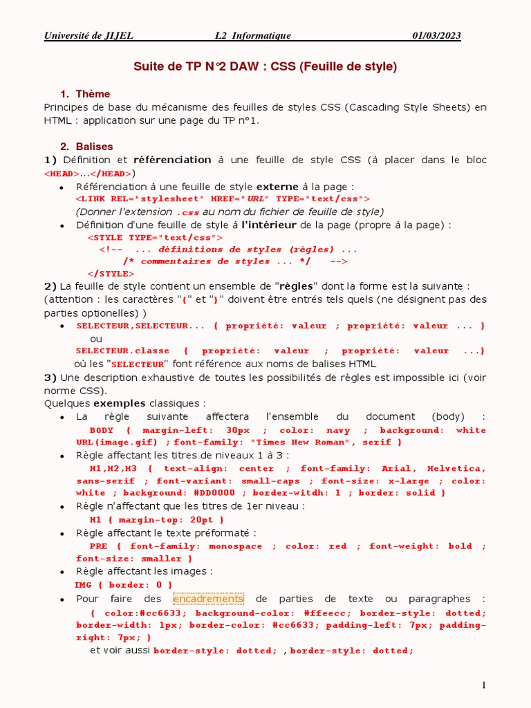 TP2 Suite | PDF | Programmation web | Impression