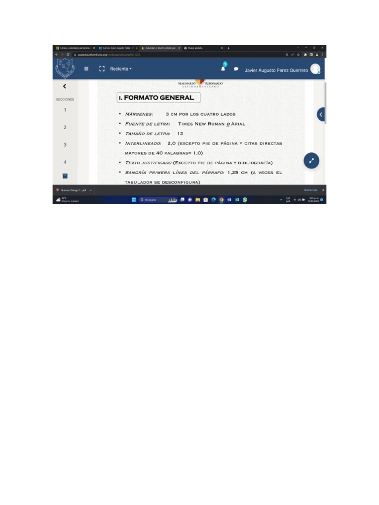 Formato Documentos Cortos | PDF