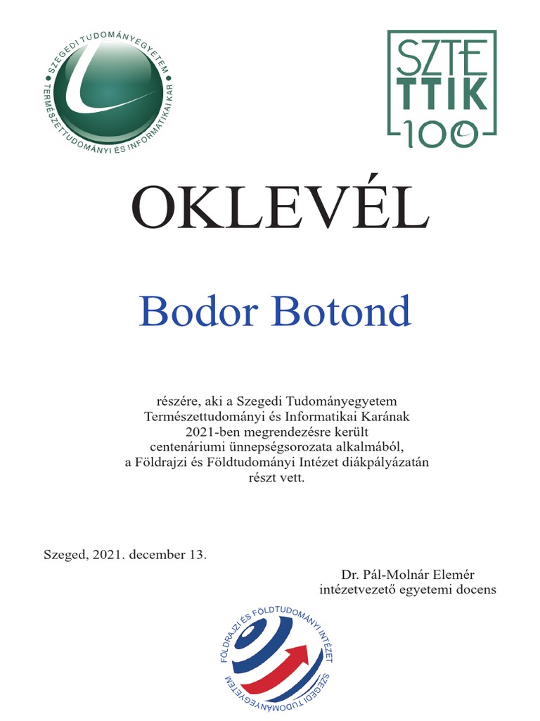 Bodor Botond | PDF