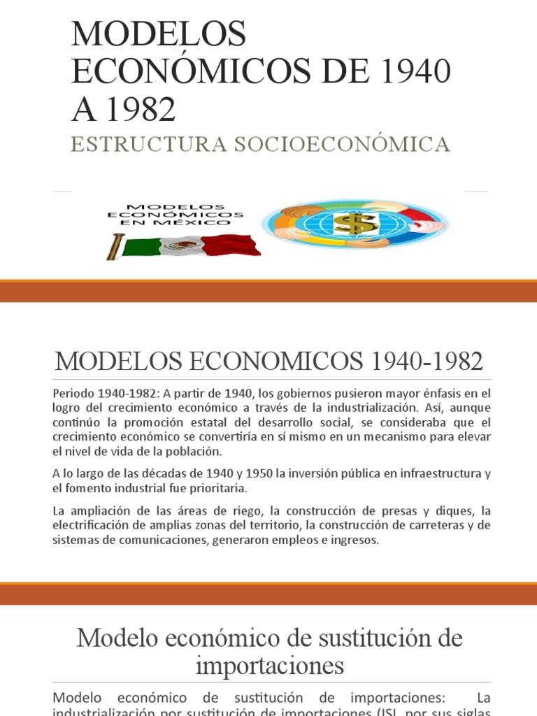 Modelos económicos en México (1940-1982) | PDF | Economias | Macroeconómica